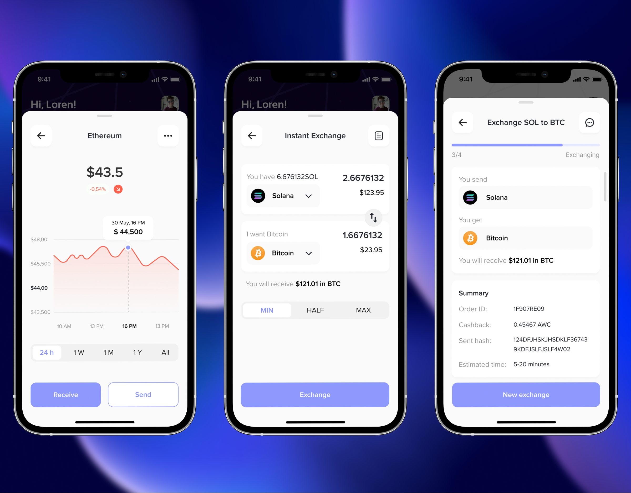 Atomic Wallet Cryptocurrency Ui Design Ux Design By Anoda Ux